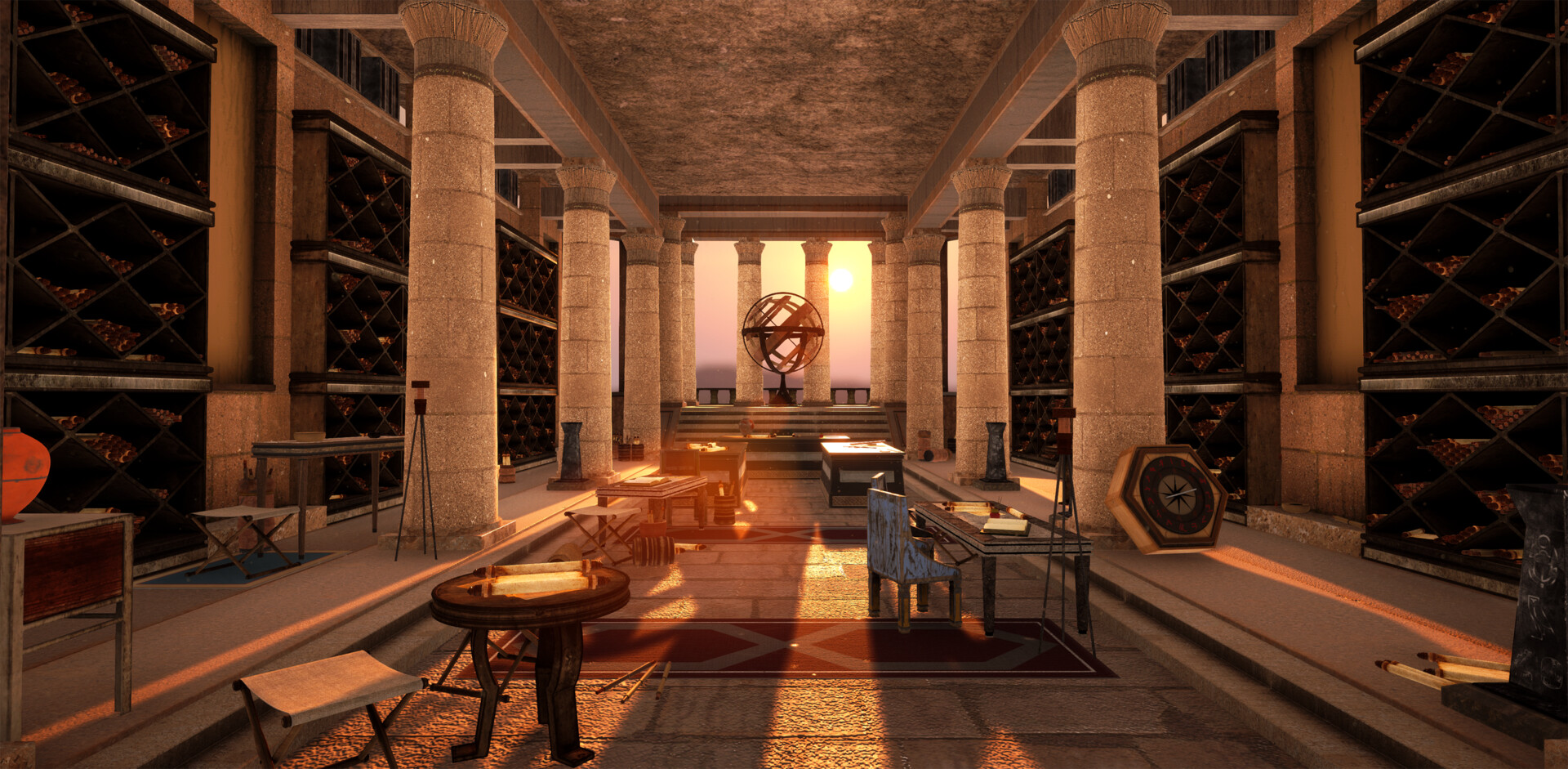 ArtStation - Library of Alexandria - An Unreal Engine 4 Level