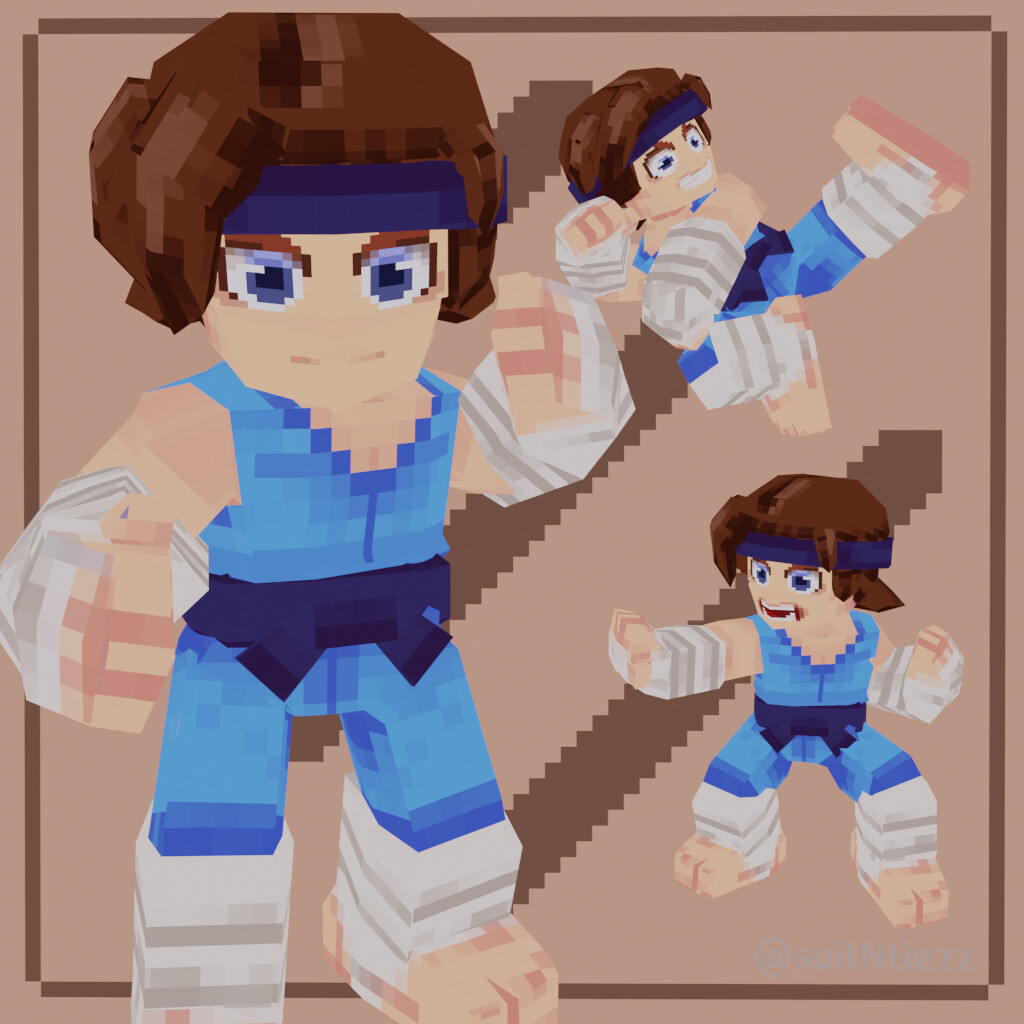 ArtStation - Monk - FinalFantasy 1