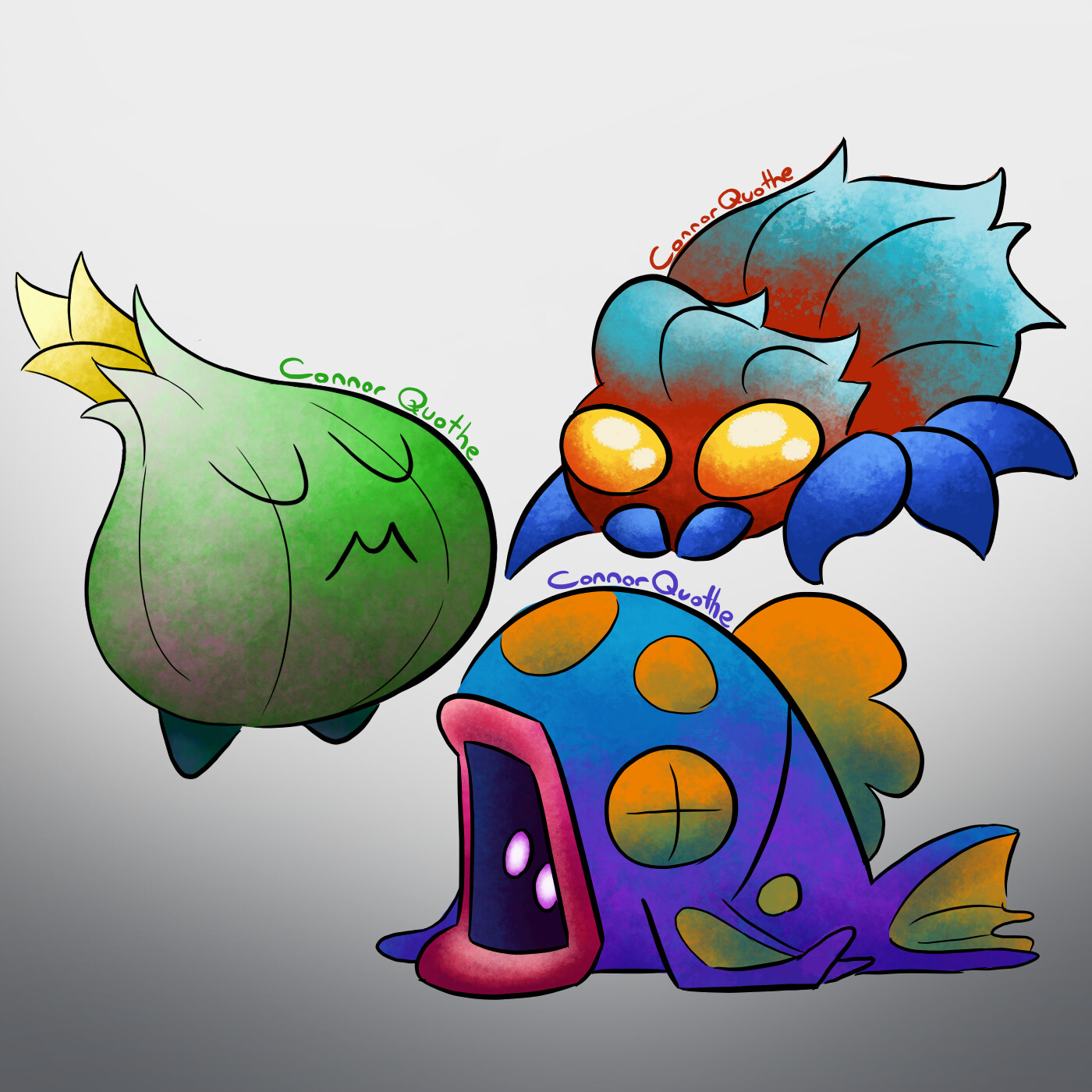 ArtStation - Cute Monster Designs