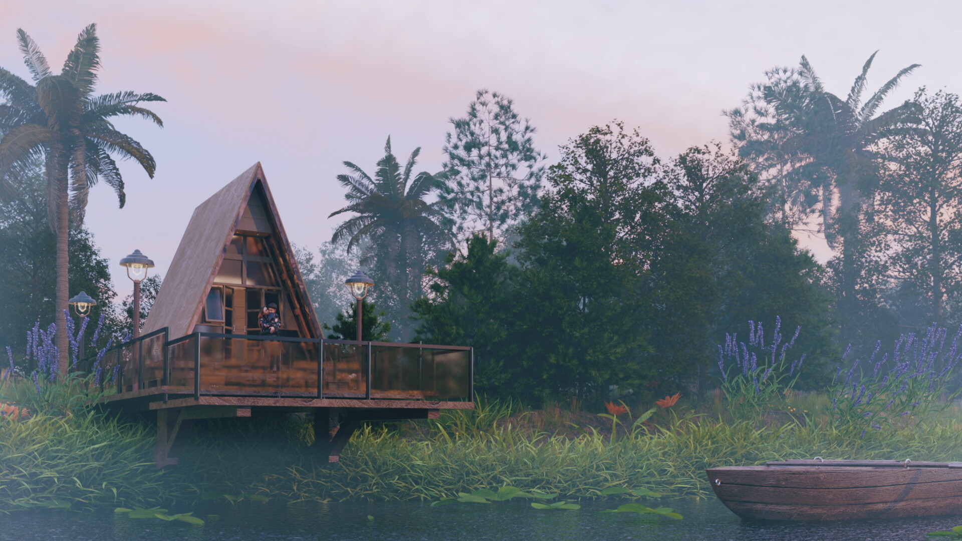 ArtStation - Trias tropical house