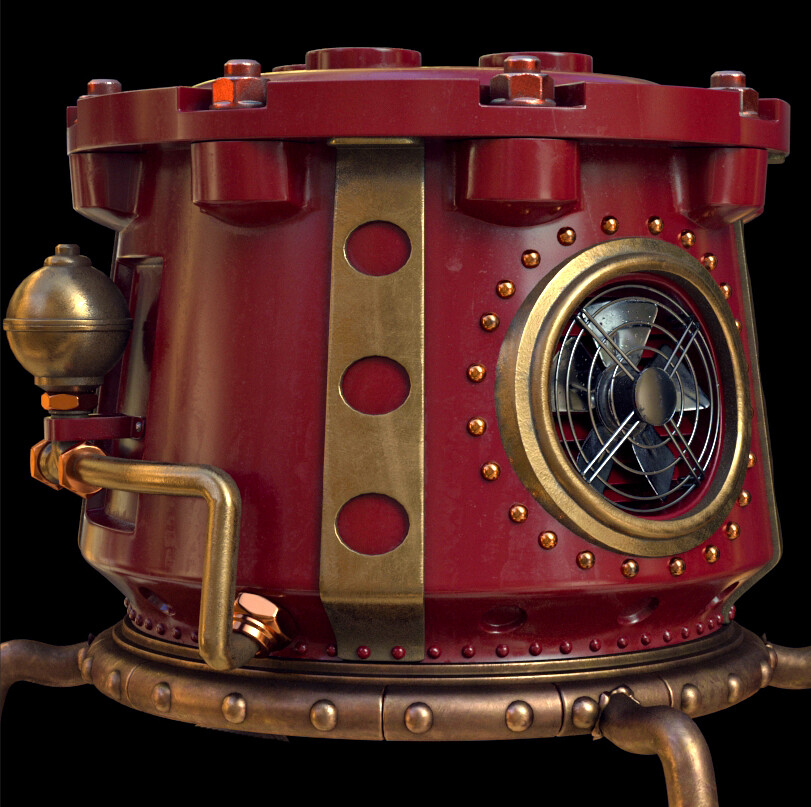 ArtStation - Steampunk machine