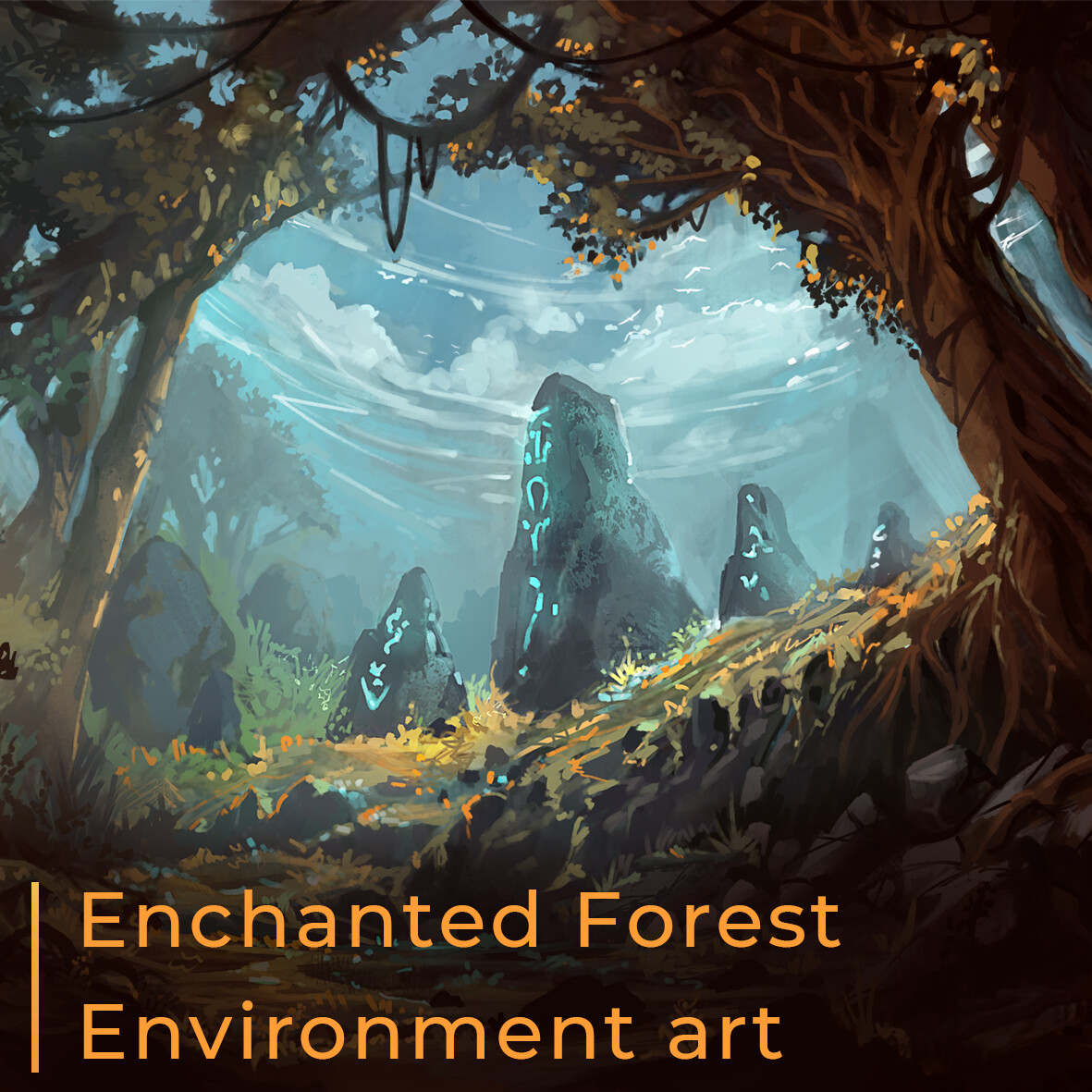 ArtStation - Enchanted Forest - Environmental Design