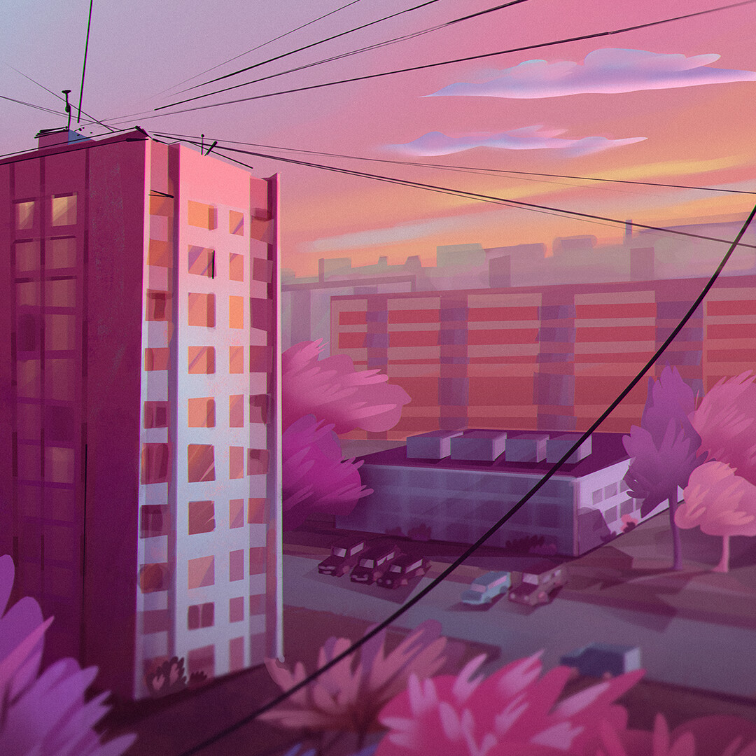 ArtStation - Pink street