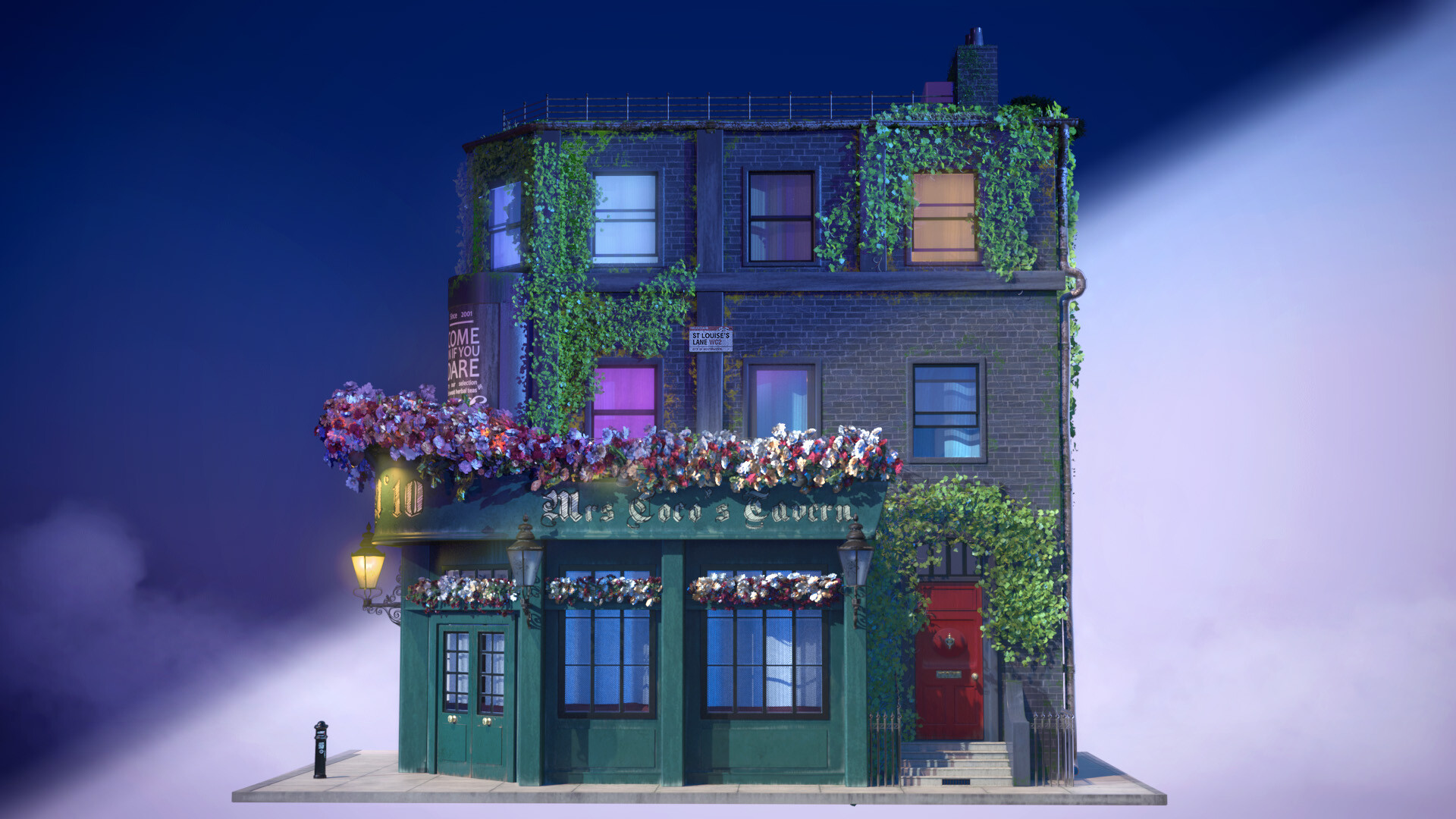 ArtStation - English Facade