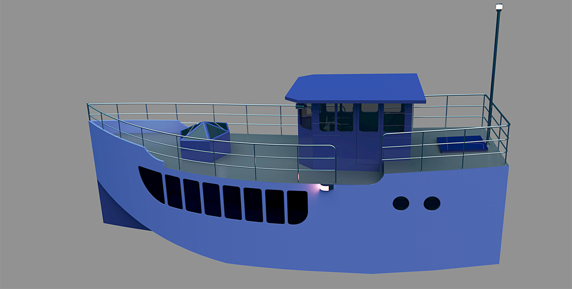 ArtStation - Philip Bolger's Puffer and Tennessee Cruiser