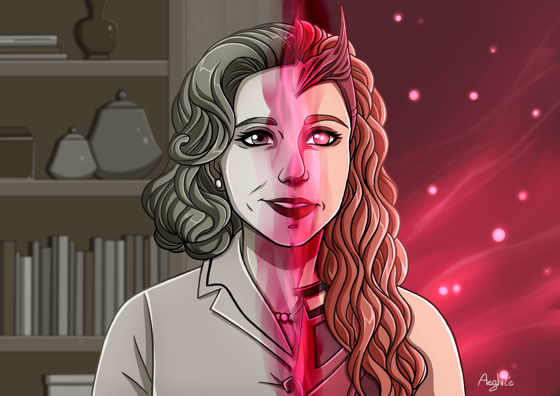 ArtStation - Two sides of Wanda