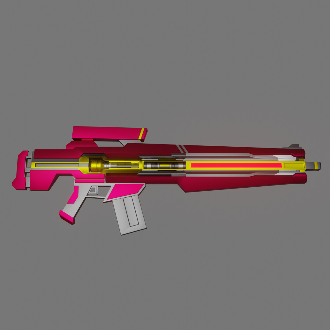 ArtStation - Distruptor assault rifle