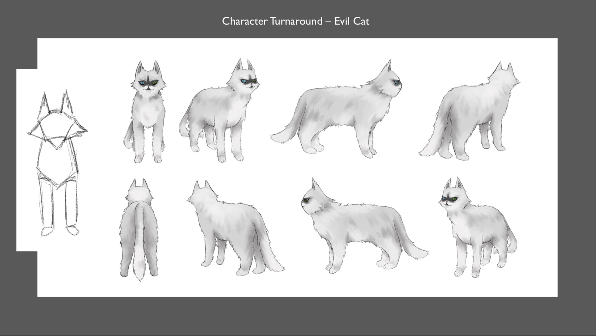ArtStation - Evil Cat - Character Development