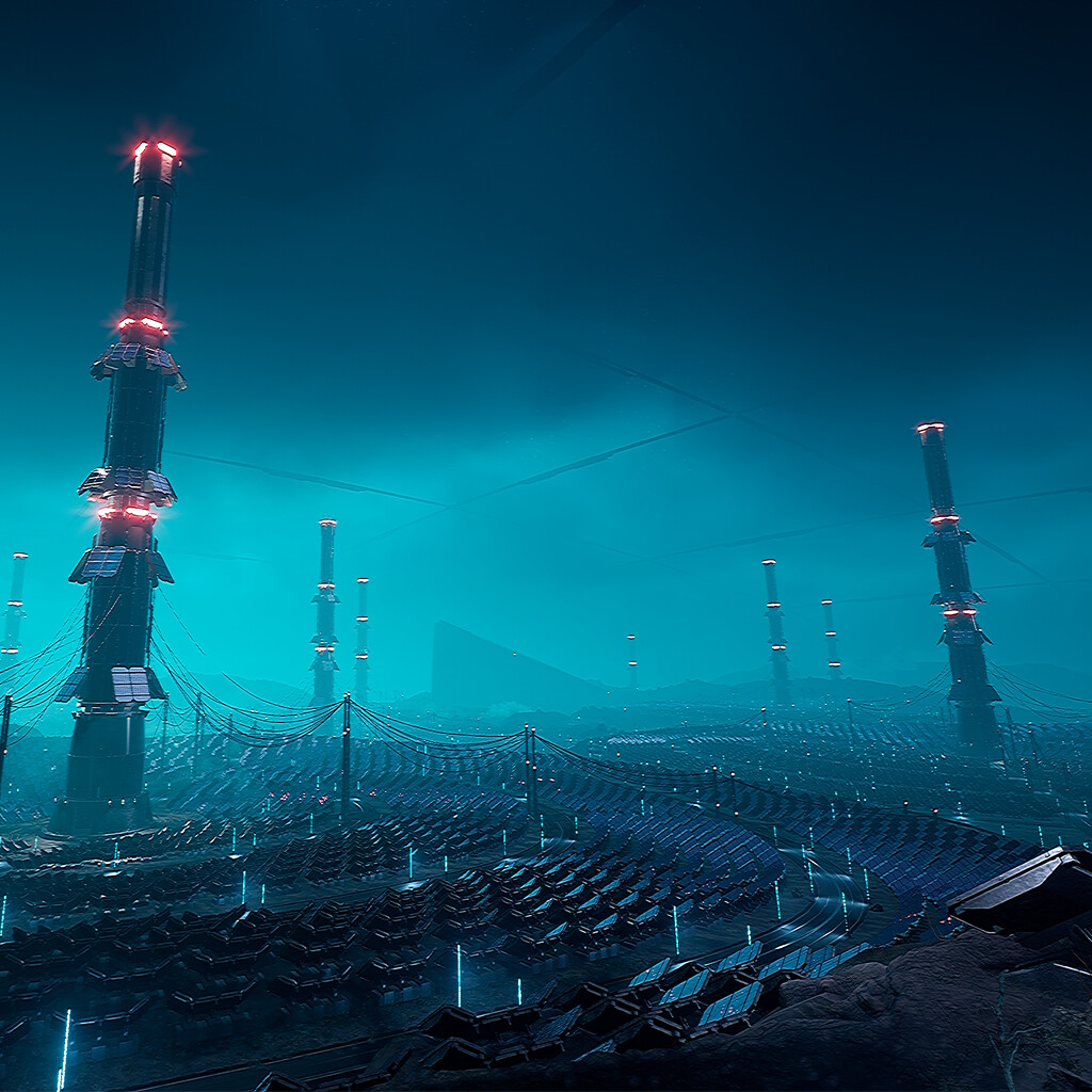 ArtStation - Cyber Solar Plant