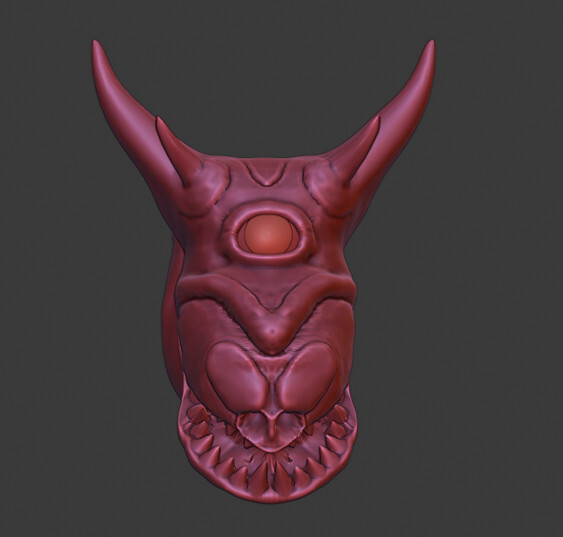 ArtStation - Red monster