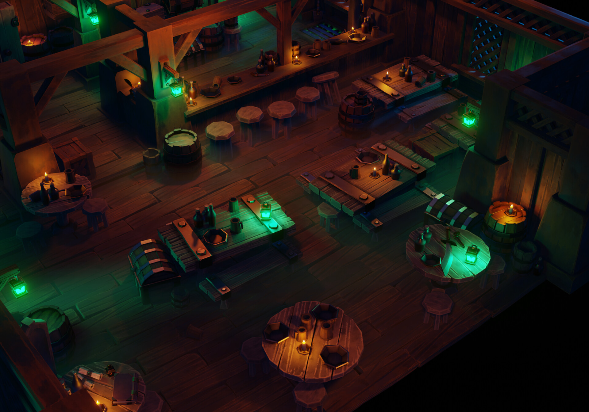 ArtStation - Stylized Tavern