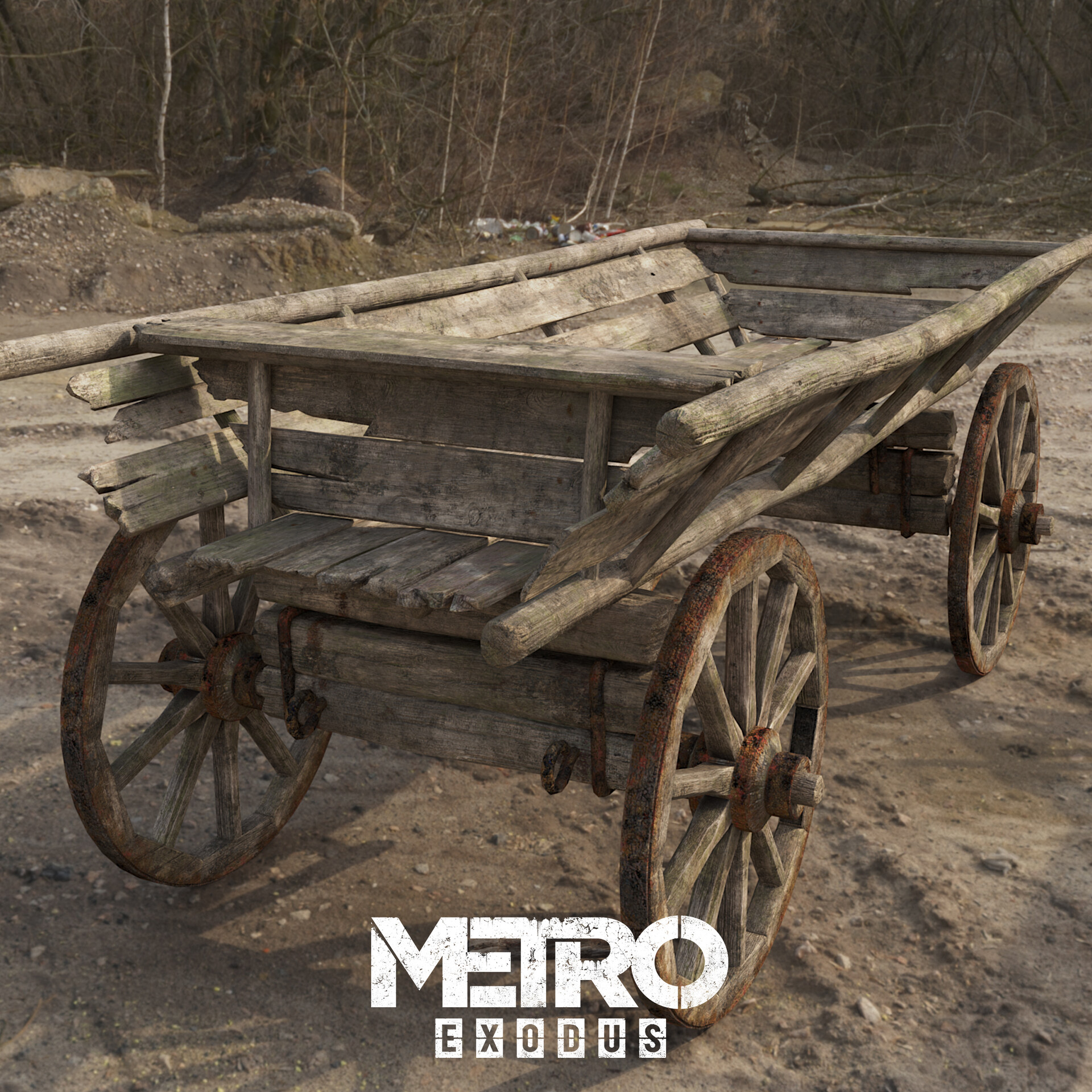 ArtStation - Wooden Cart