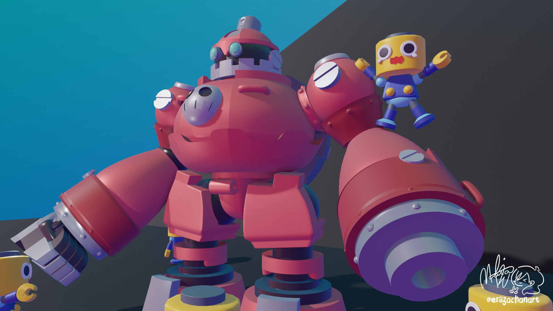 ArtStation - Gustaff and Servbots