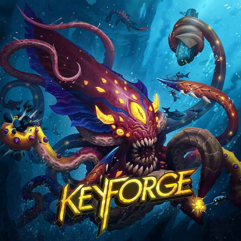ArtStation - Keyforge - The Keyraken