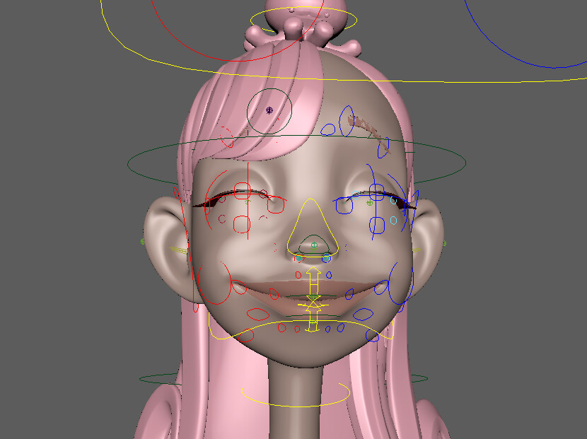 ArtStation - Blendshape Facial Rig for Production