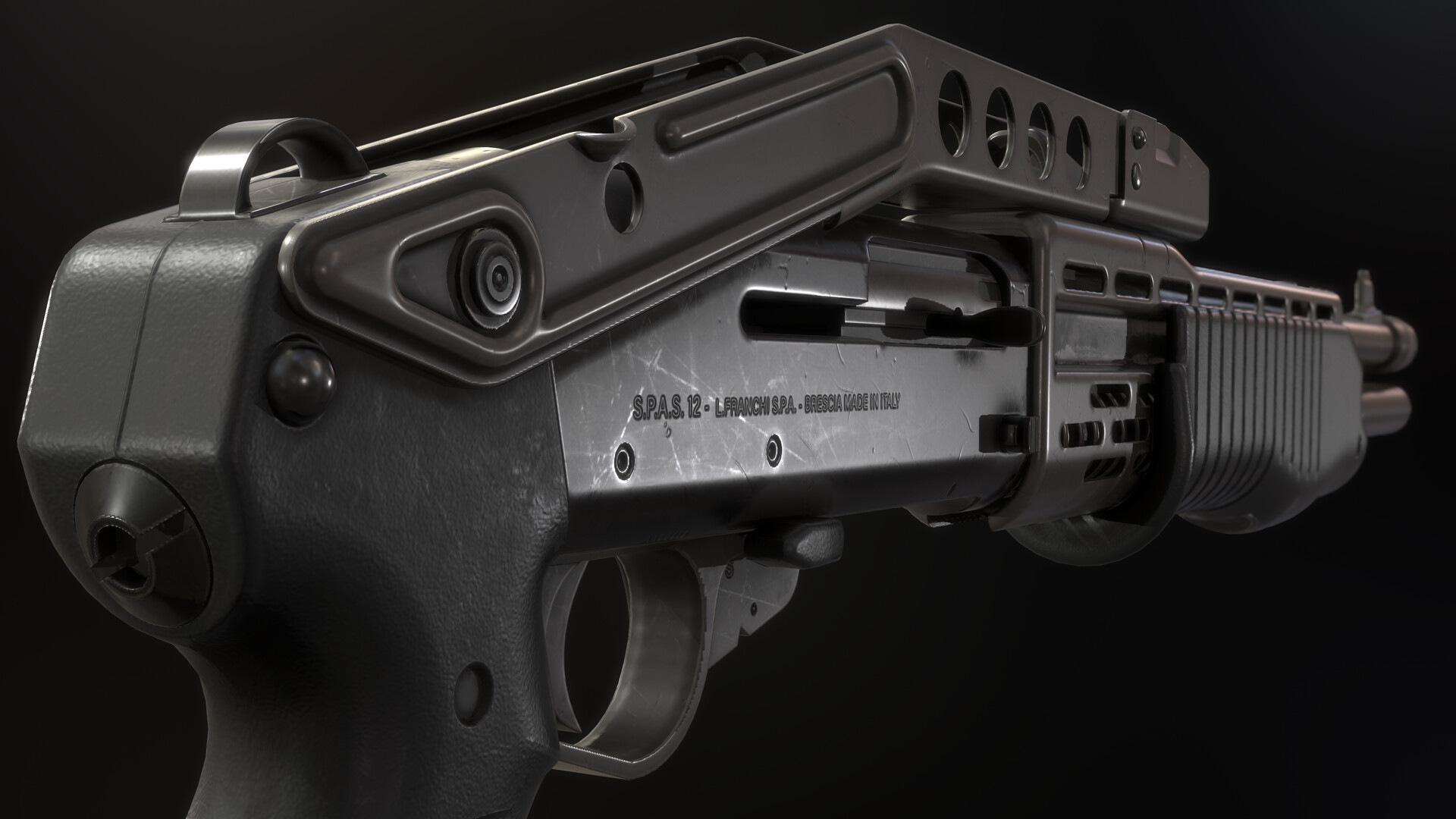 ArtStation - SPAS-12 SHOTGUN ( Personal Project )