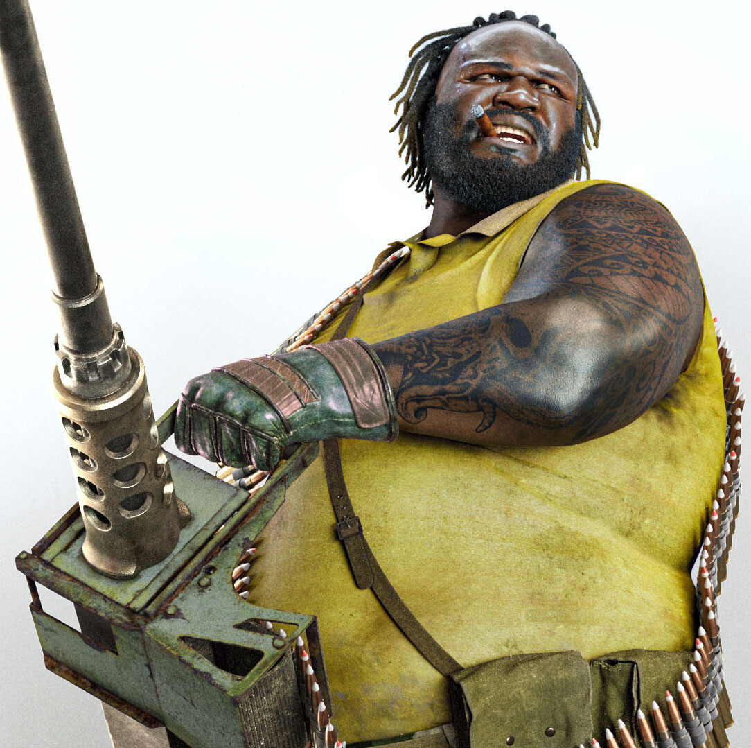 ArtStation - Big Black Gun