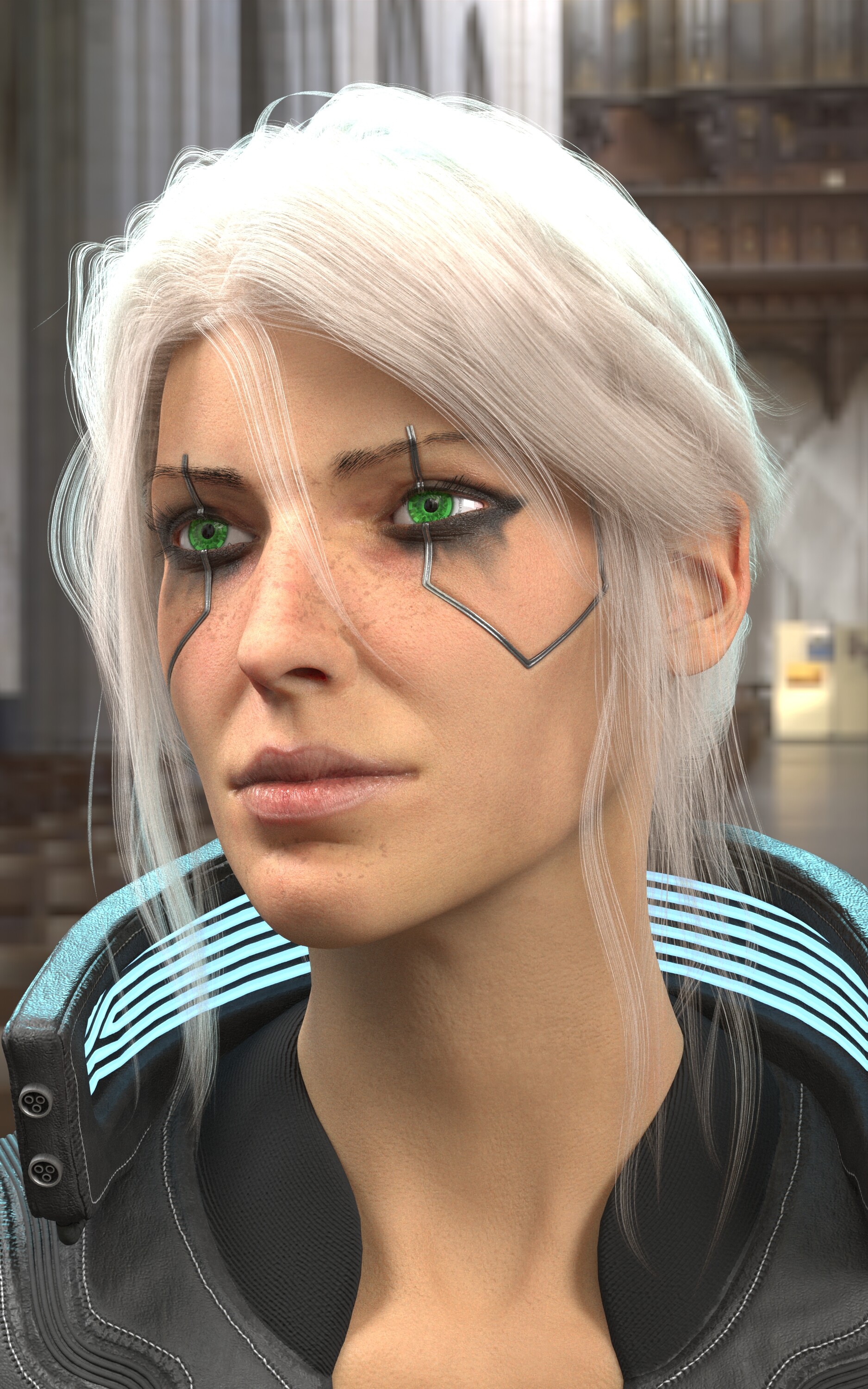 ArtStation - Ciri in Cyberpunk
