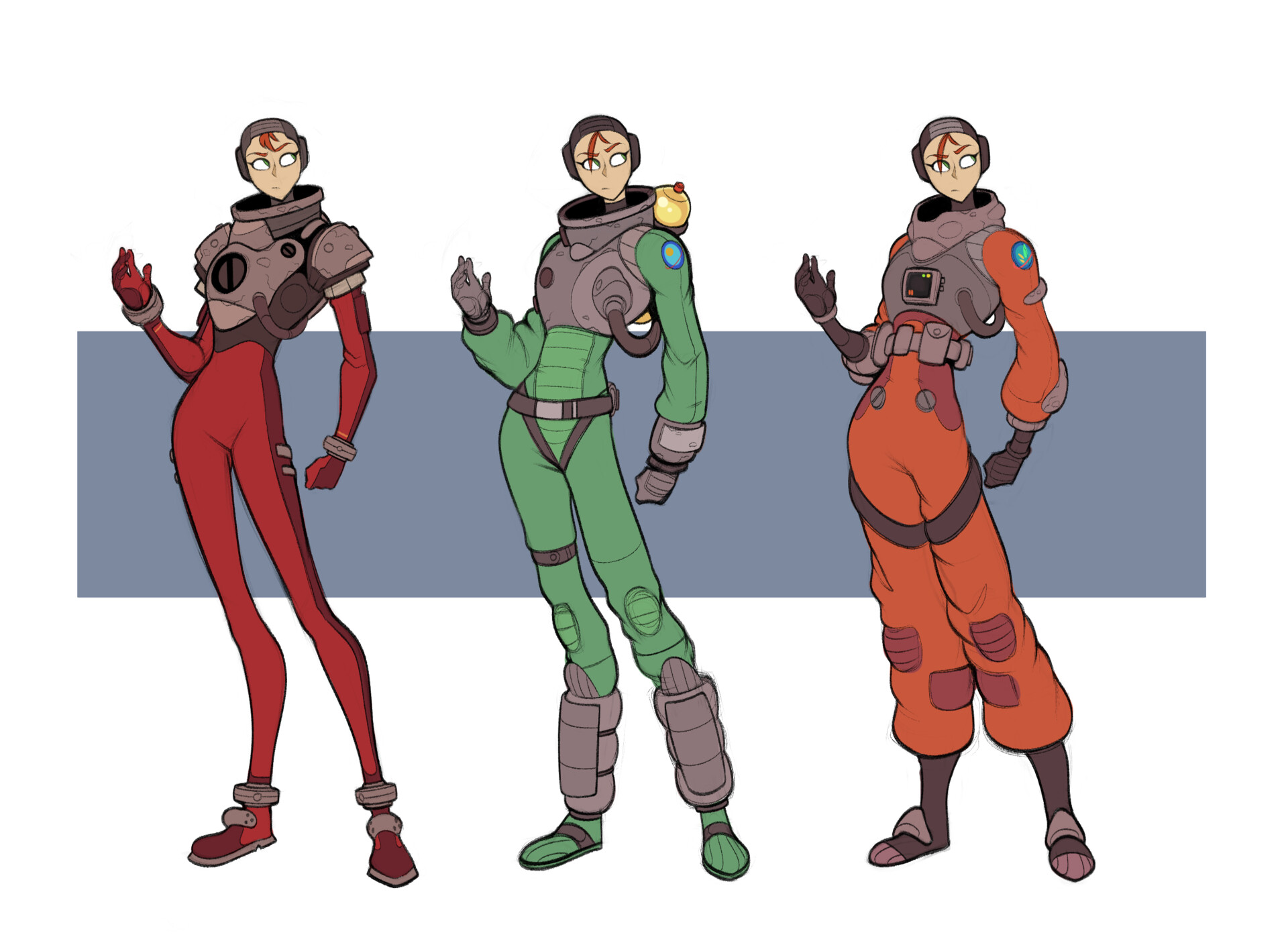 ArtStation - Concept Art - Space Suits
