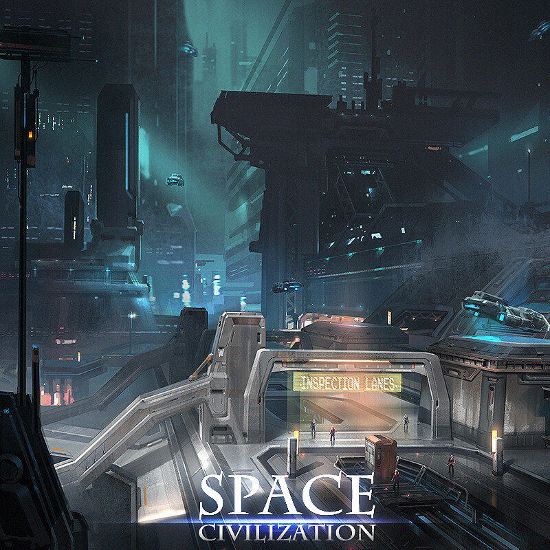 ArtStation - Starport Checkpoint