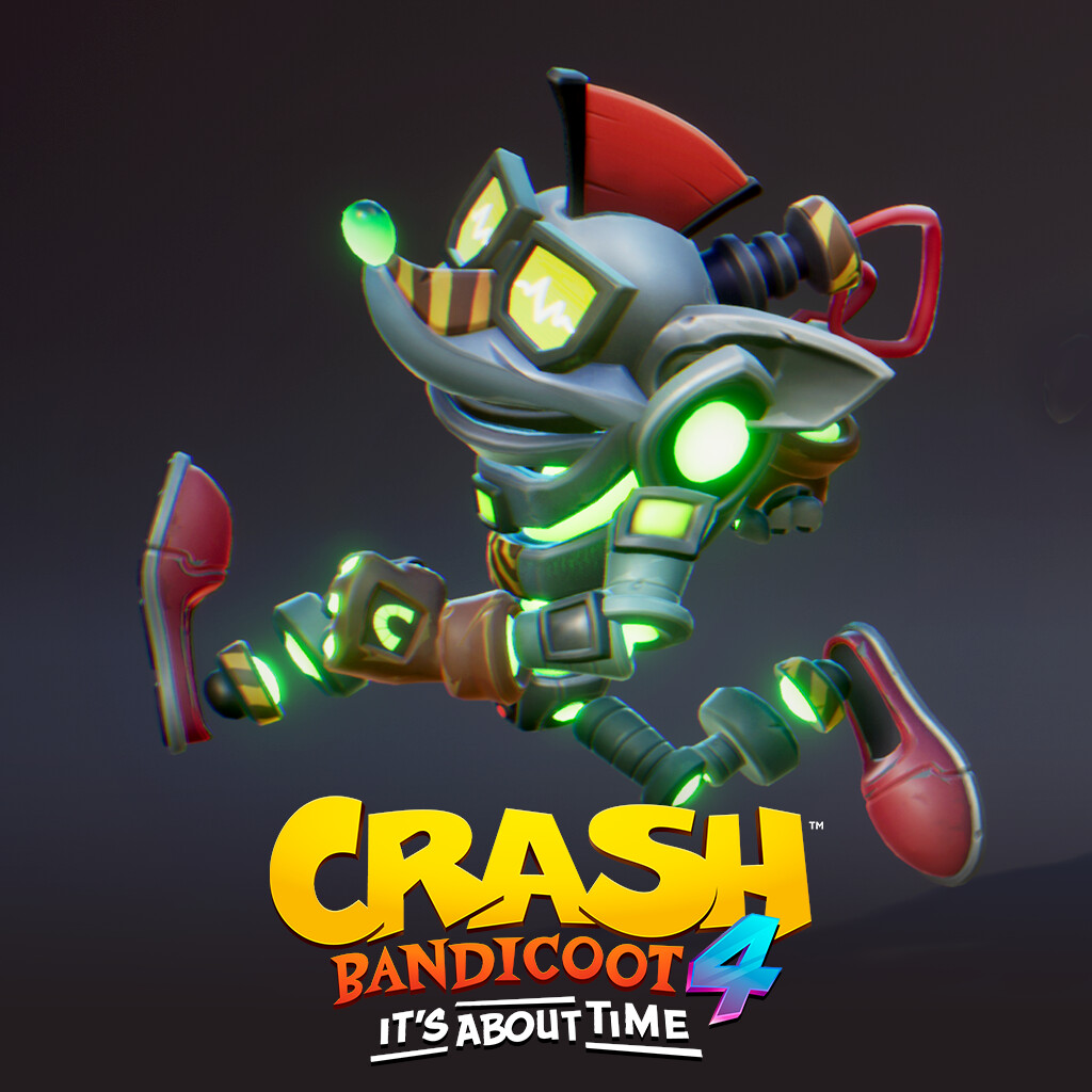 ArtStation - Crash Bandicoot 4 - Crash Crate Crusher 9000