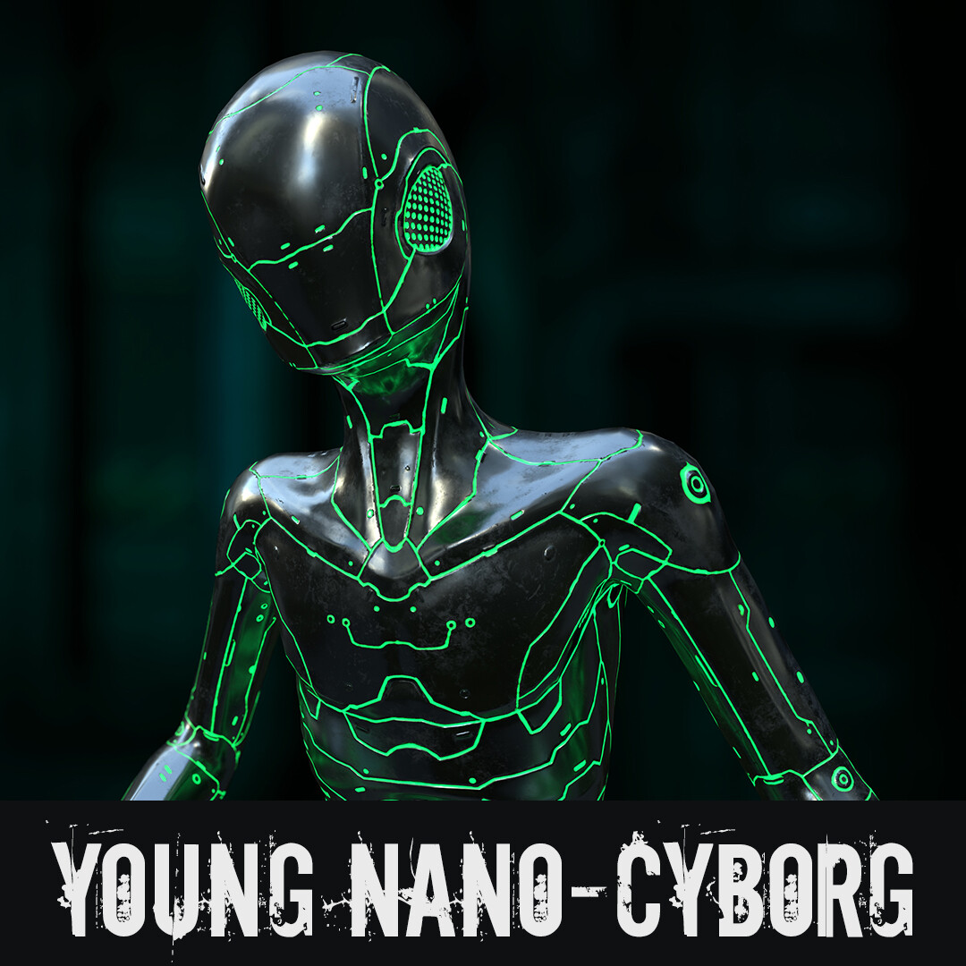 ArtStation - Young Nano-Cyborg