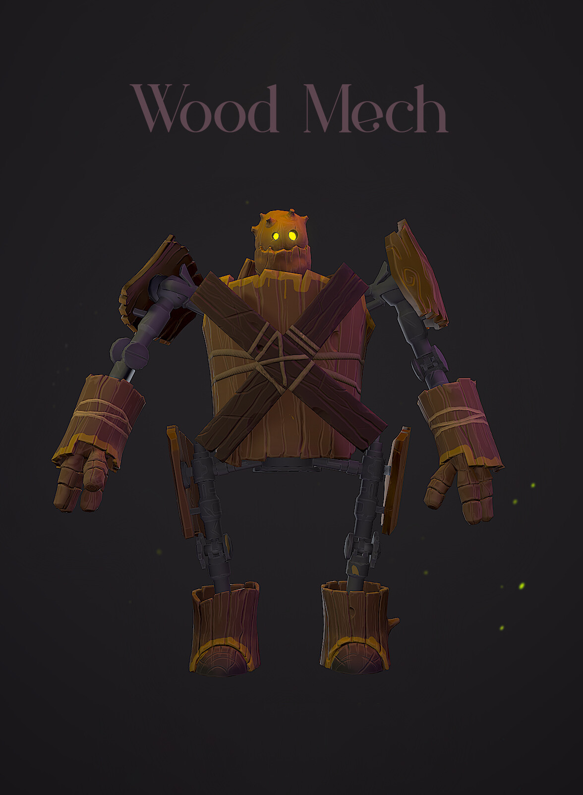 ArtStation - Wood Mech