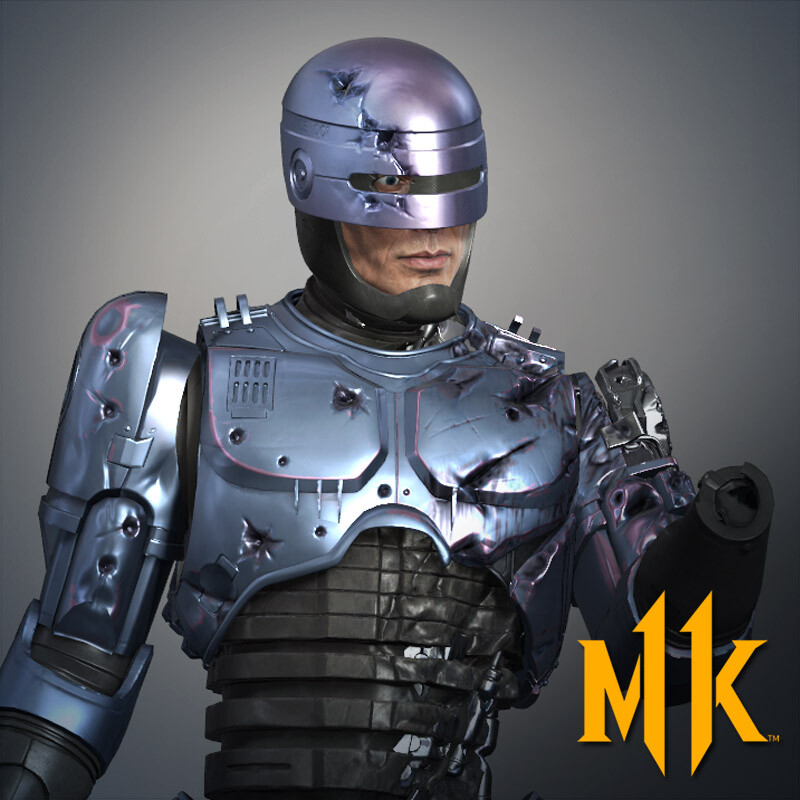 ArtStation - Mortal Kombat 11 Robocop/Damaged Robocop