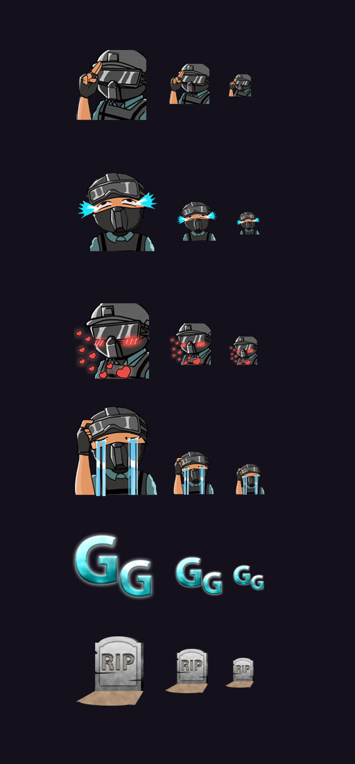 ArtStation - Twitch emotes