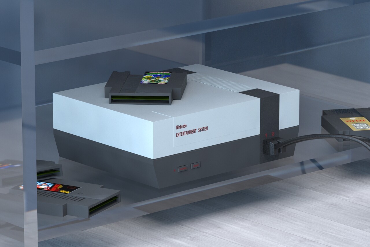 ArtStation - Nintendo Entertainment System (NES)