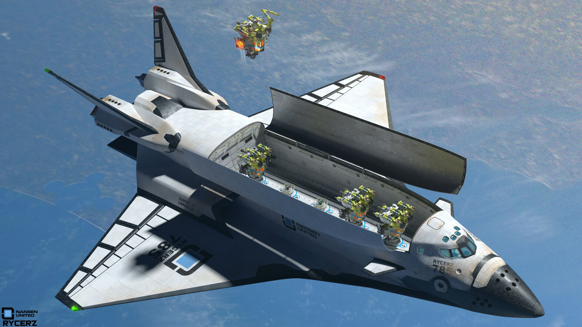 ArtStation - Rycerz-type Spaceplane