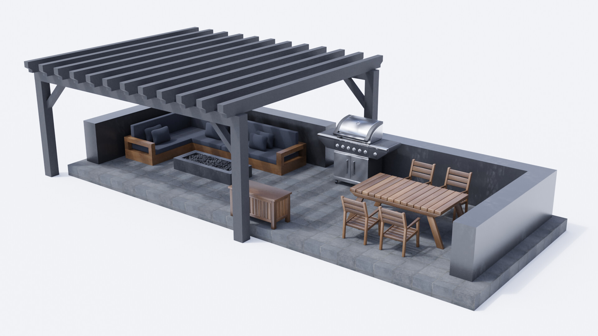 ArtStation - Outdoor Patio Collection