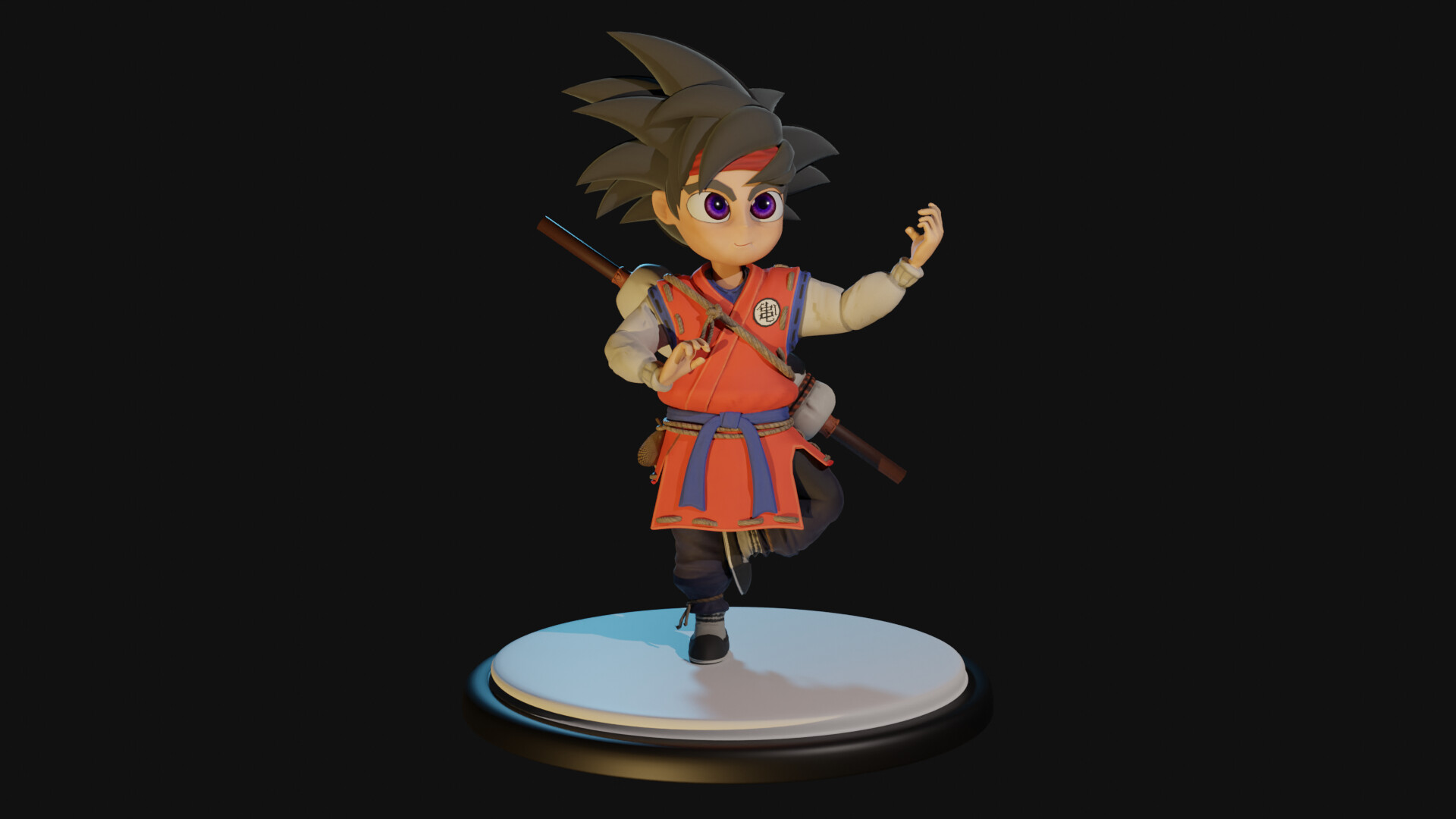 ArtStation - DragonBall Z - Goku Chibi