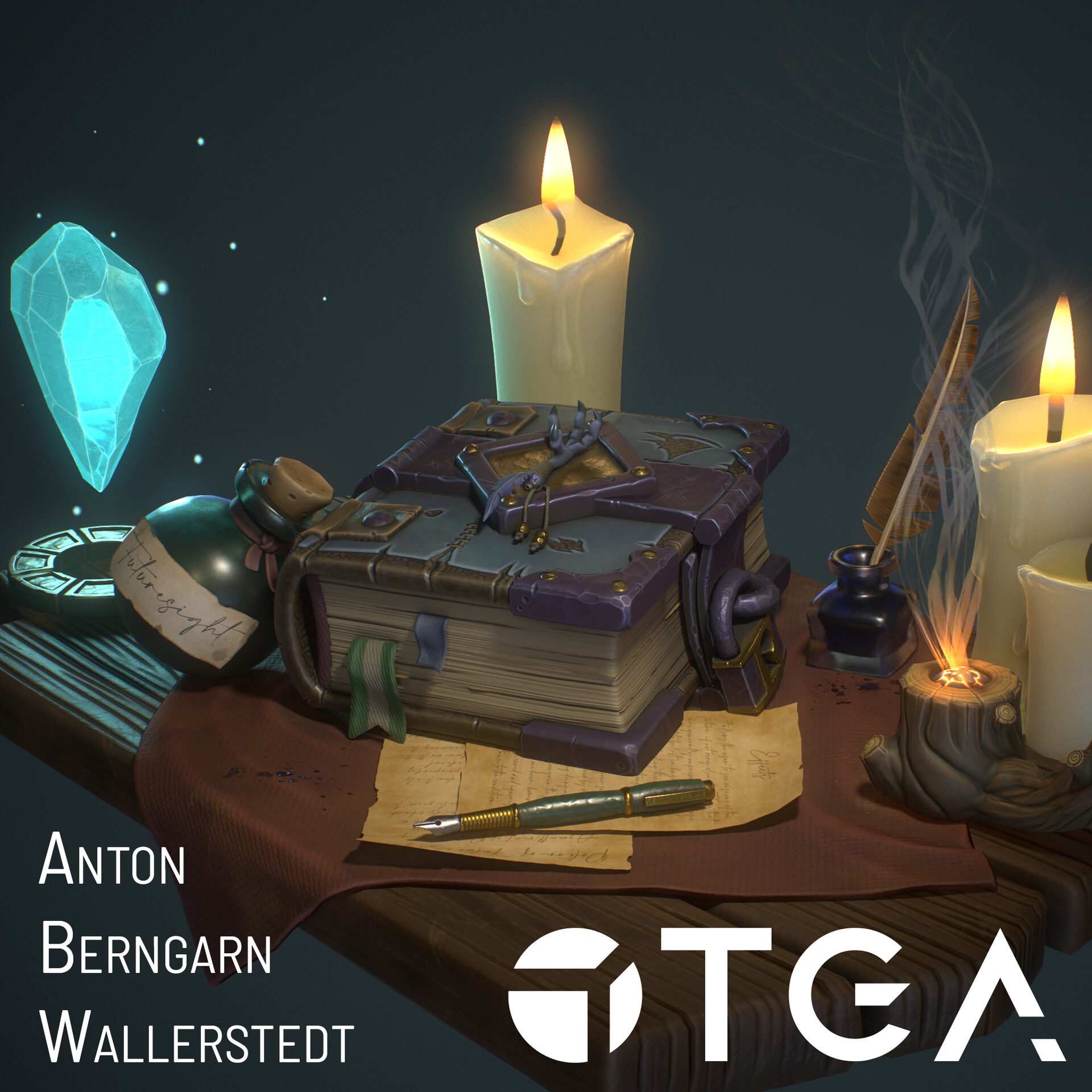 ArtStation - The Wizard's Study