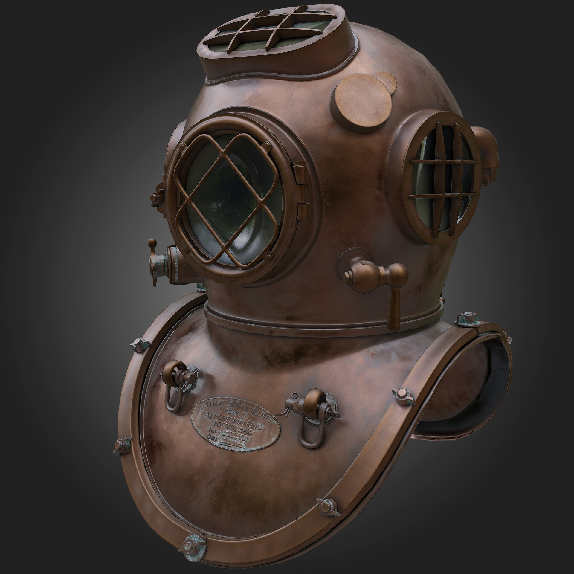 ArtStation - Diving Helmet