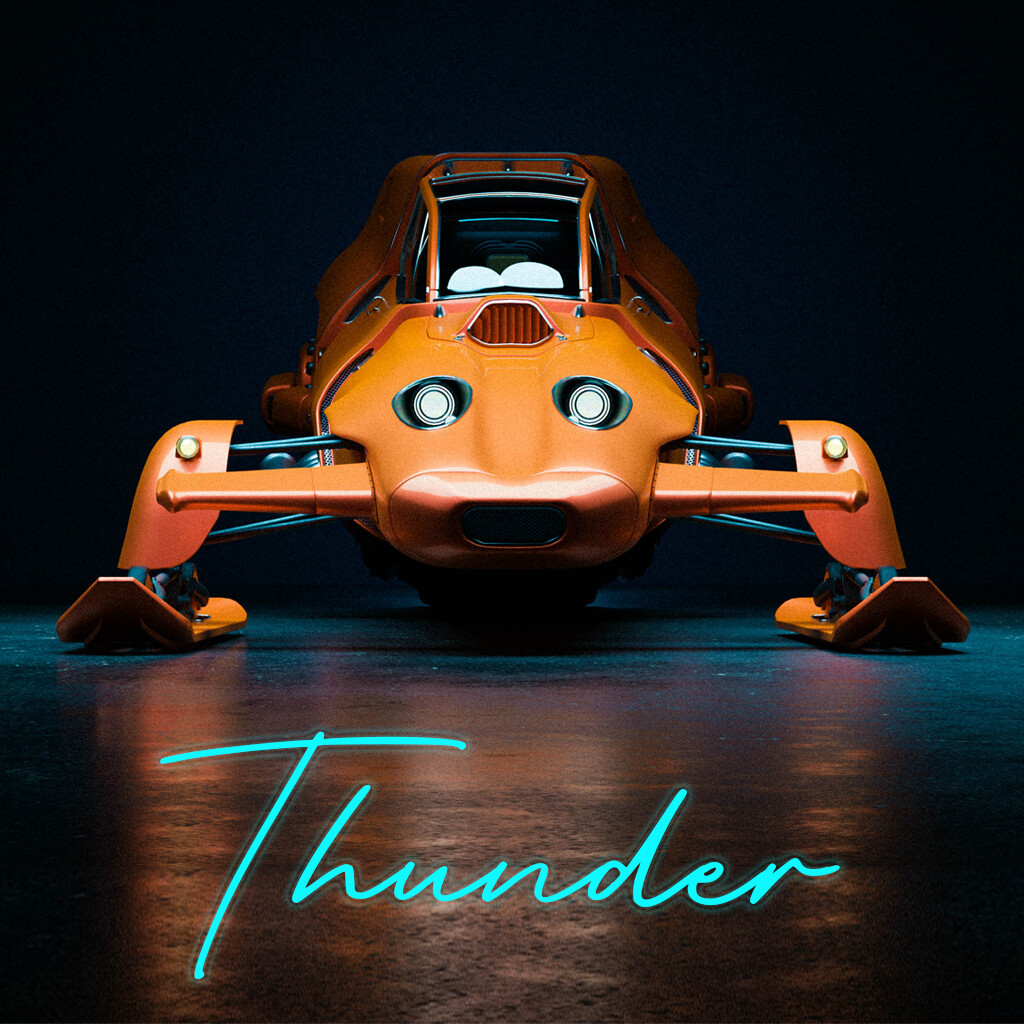 ArtStation - "Thunder" PBR render