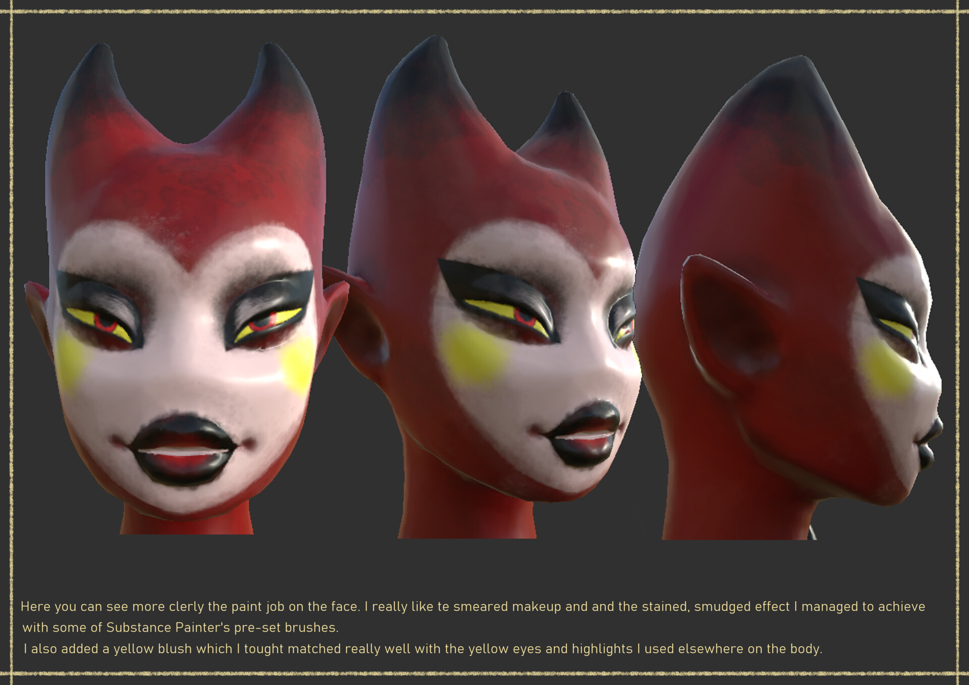 ArtStation - Porcelain Demon Coloured, artx0l0tl