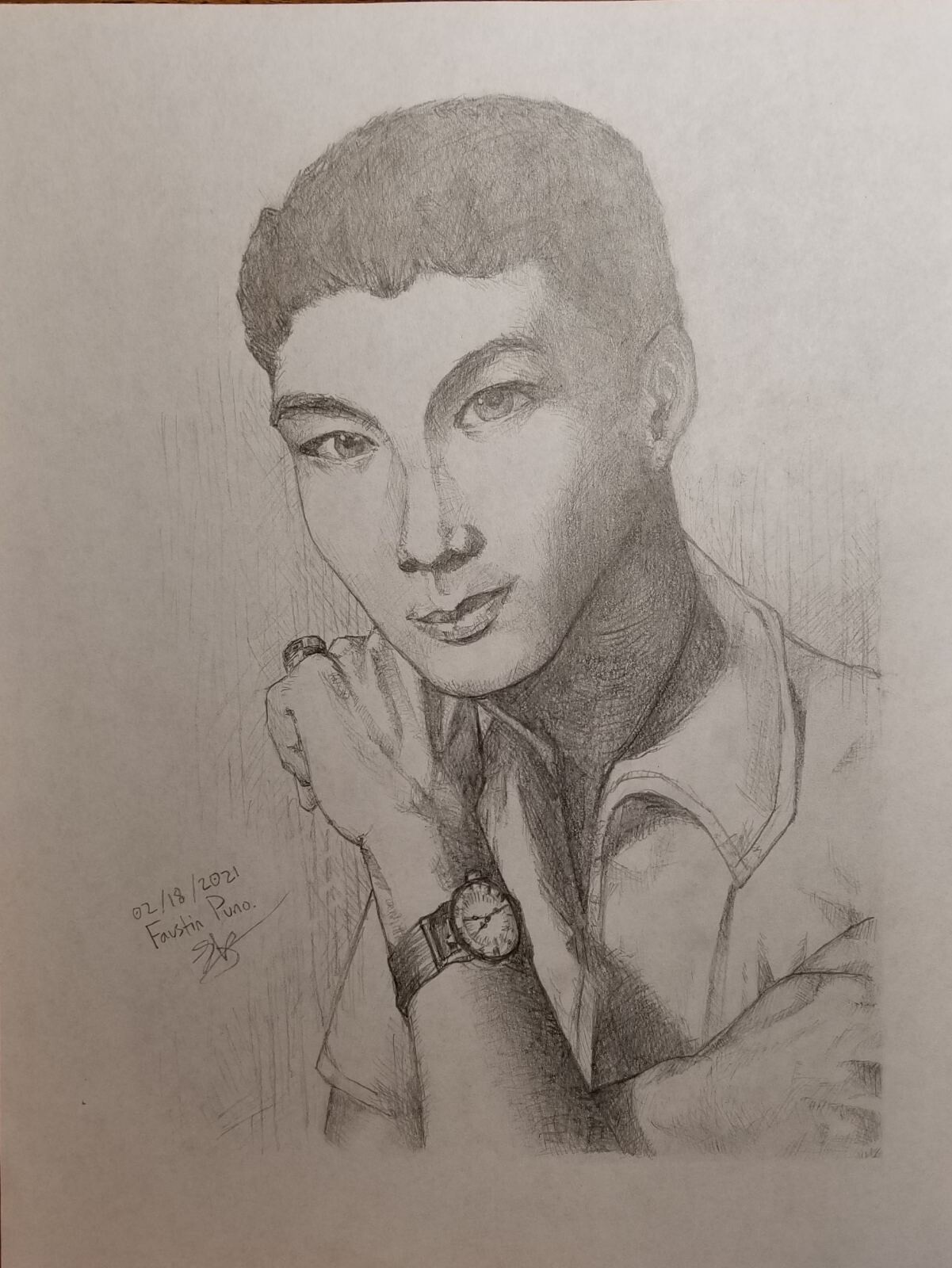 Faustin Puno - Sketch For Relative - 02/19/2021