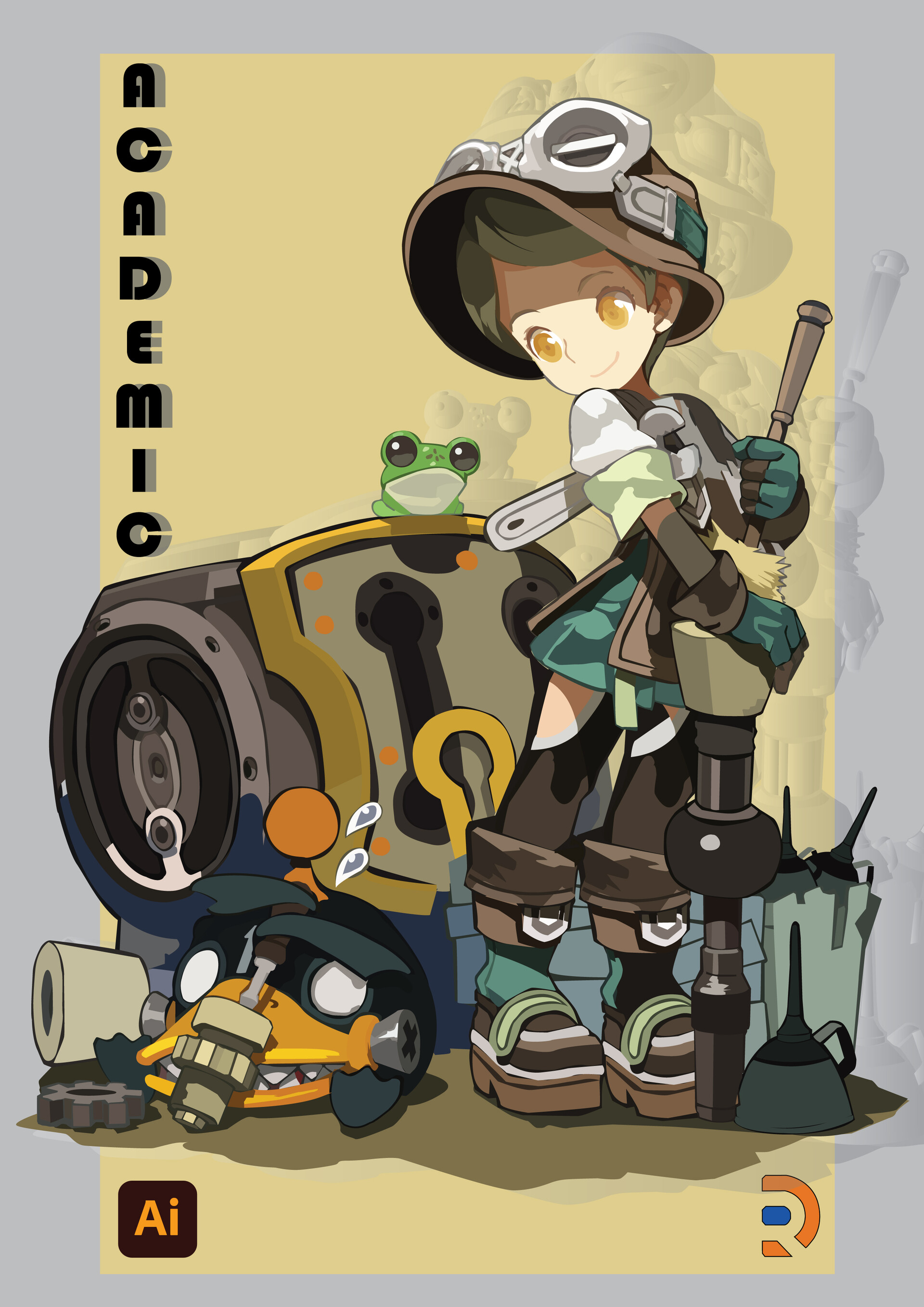 ArtStation - Gear Master (Vector Art)