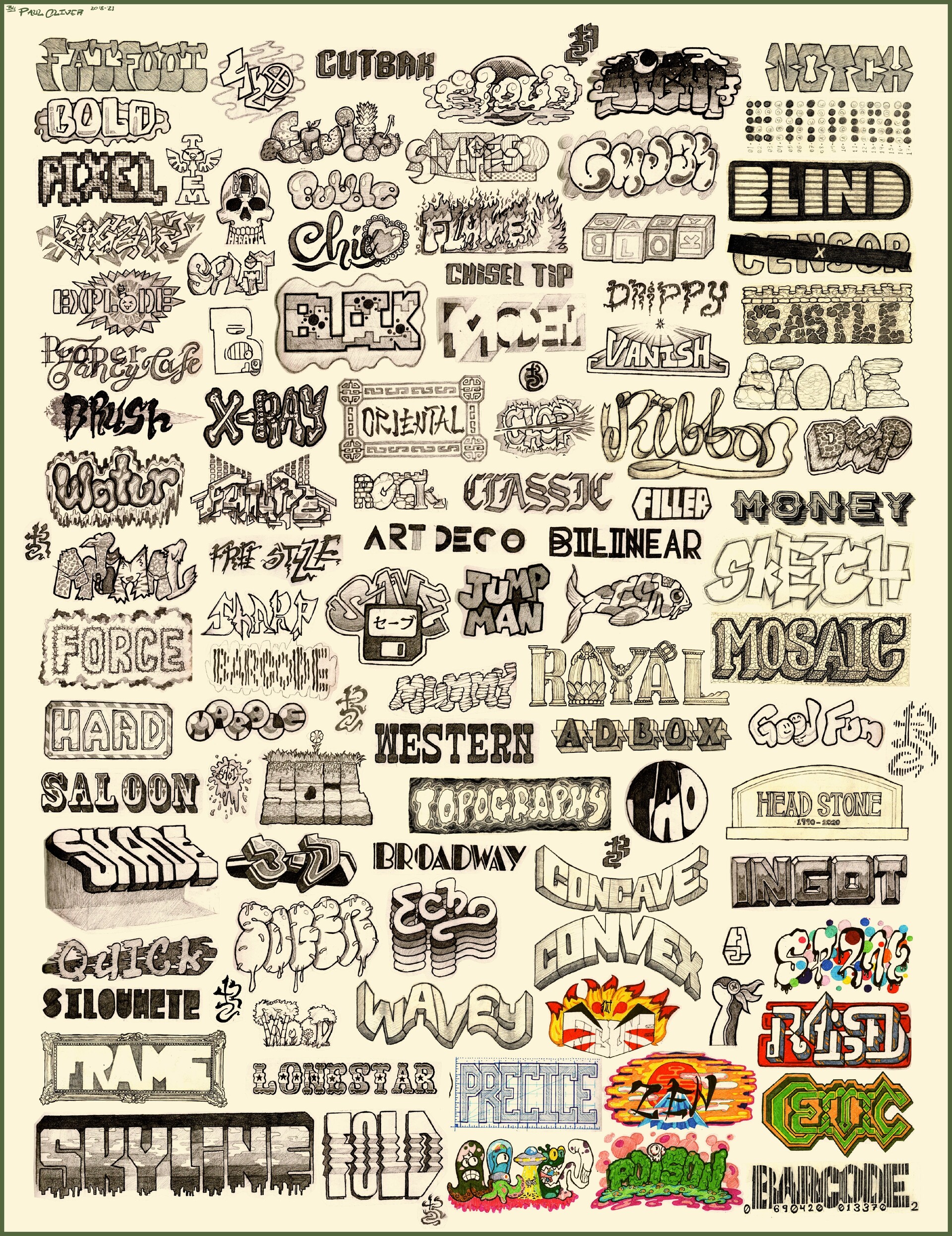 ArtStation - graffiti designs 2018-21