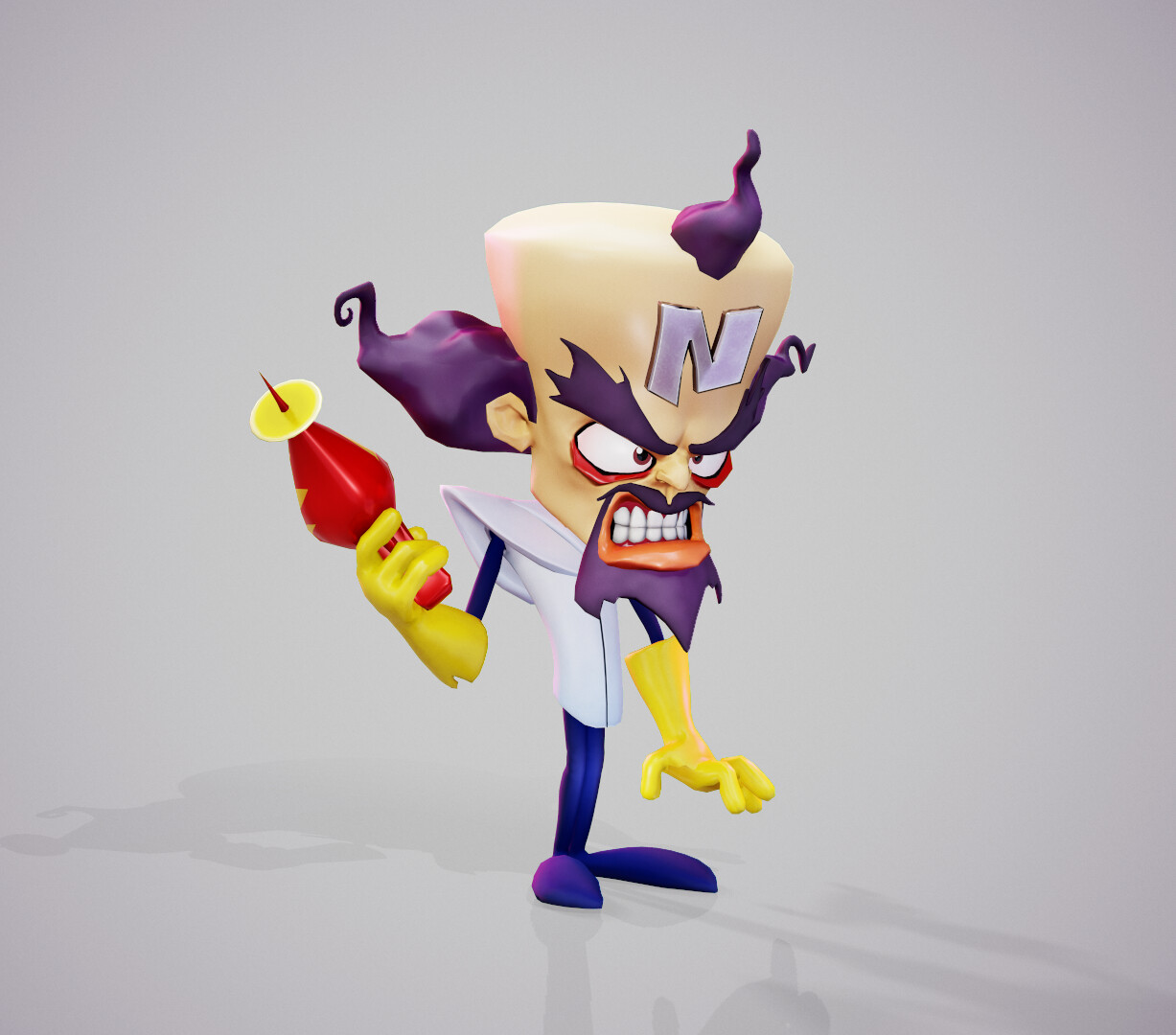 ArtStation - Retro Dr. Neo Cortex