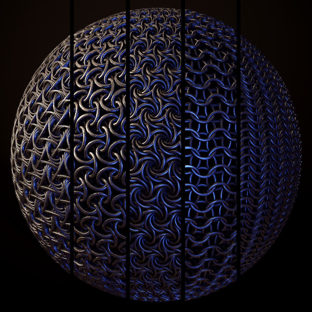 ArtStation - Smart chain mail material
