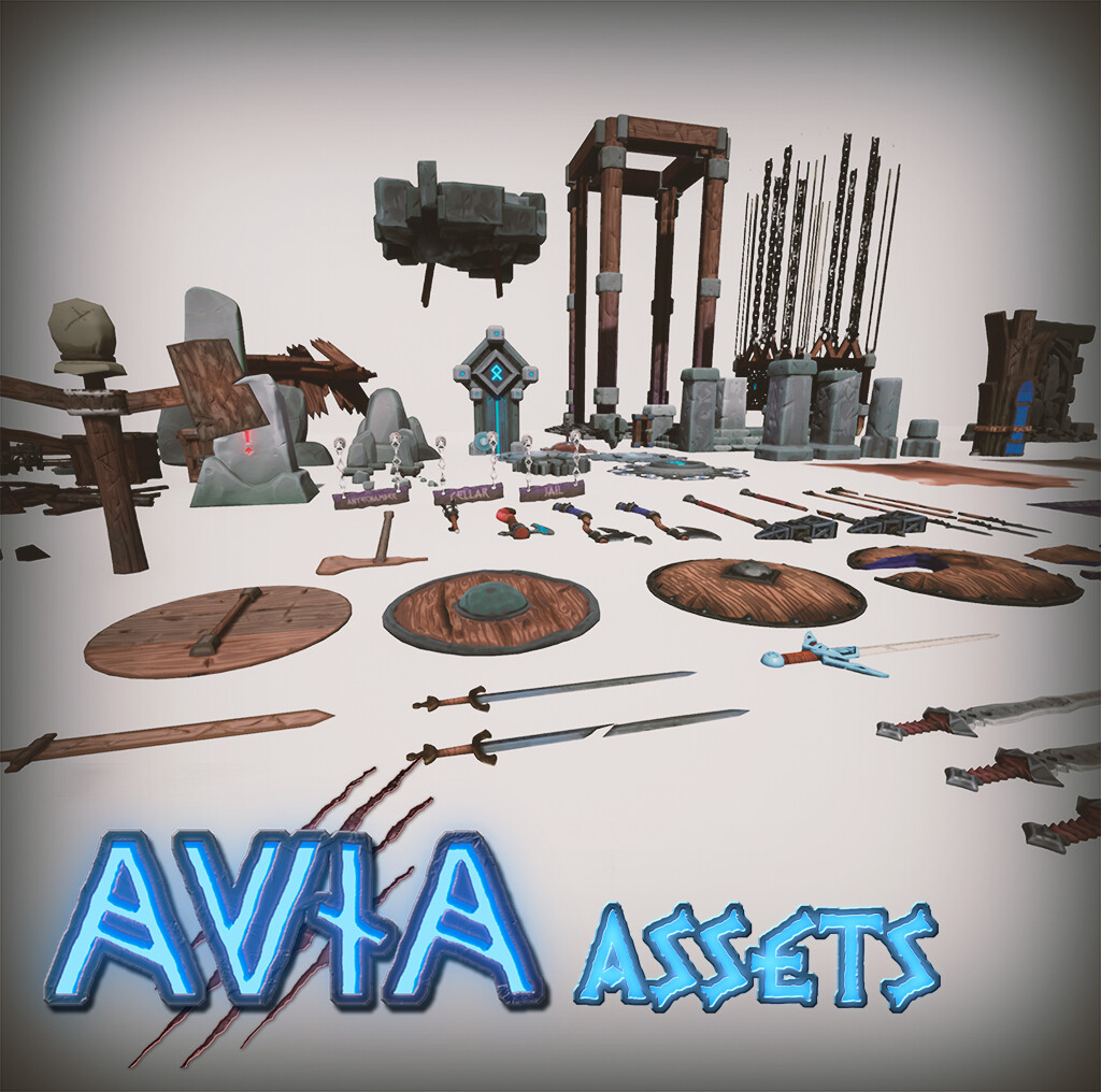 ArtStation - AVIA PROJECT - ASSETS
