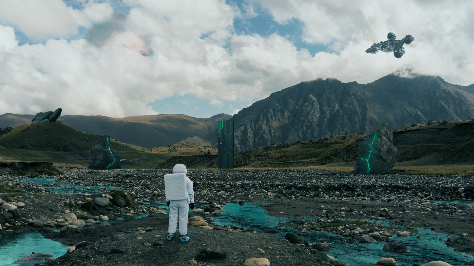 ArtStation - Alien Landscape- Matte Painting