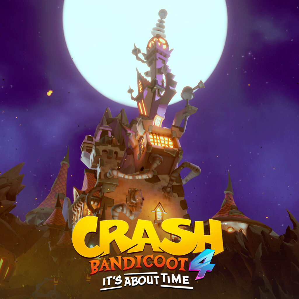 Artstation Crash Bandicoot 4 Toxic Tunnels