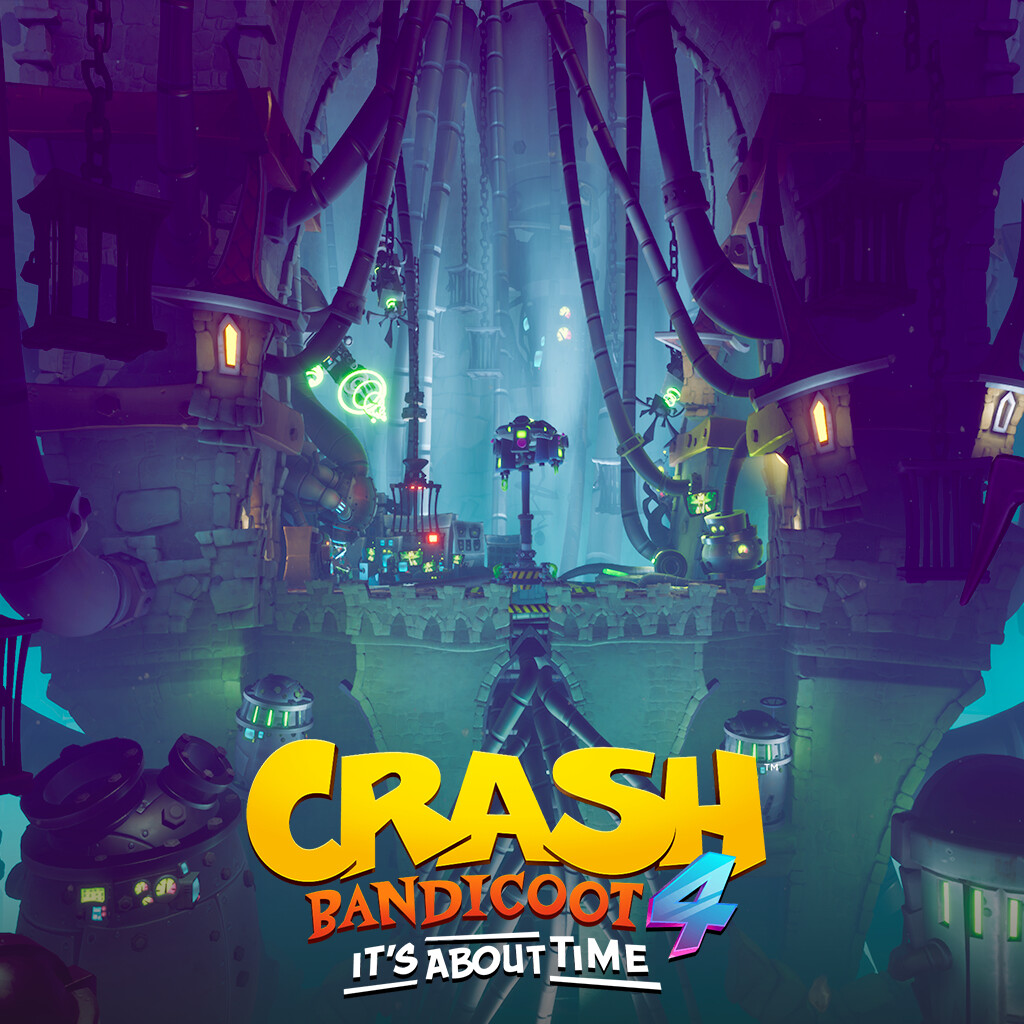 ArtStation - Crash Bandicoot 4 - Cortex Castle & Island Boss Level