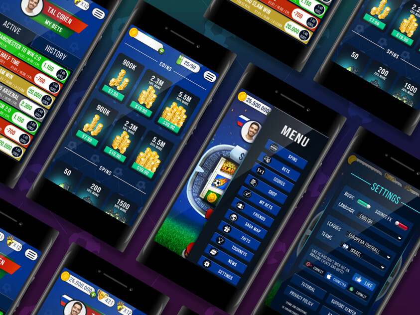 ArtStation - Sport game UI