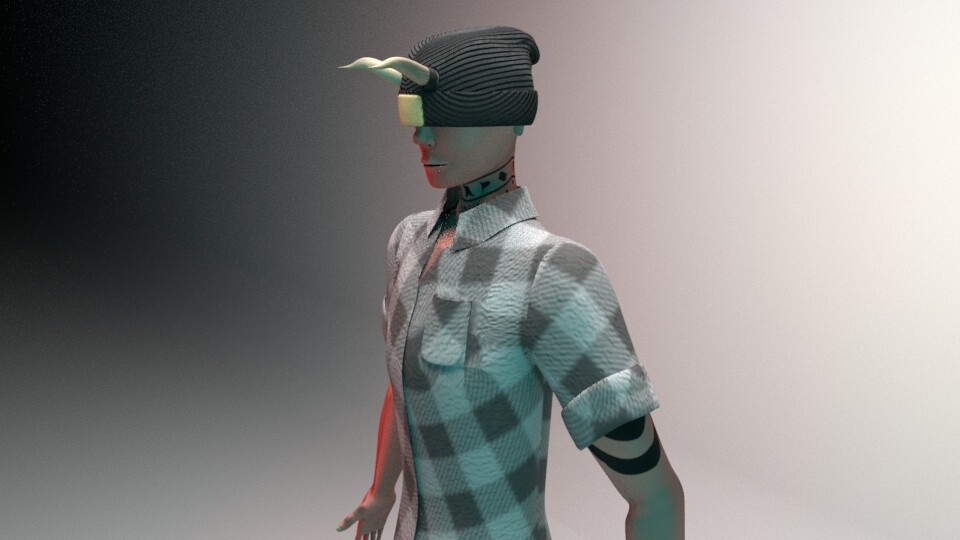 ArtStation - horned character