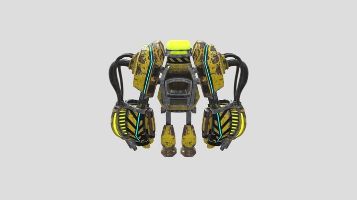 ArtStation - D-BUG Player Mech