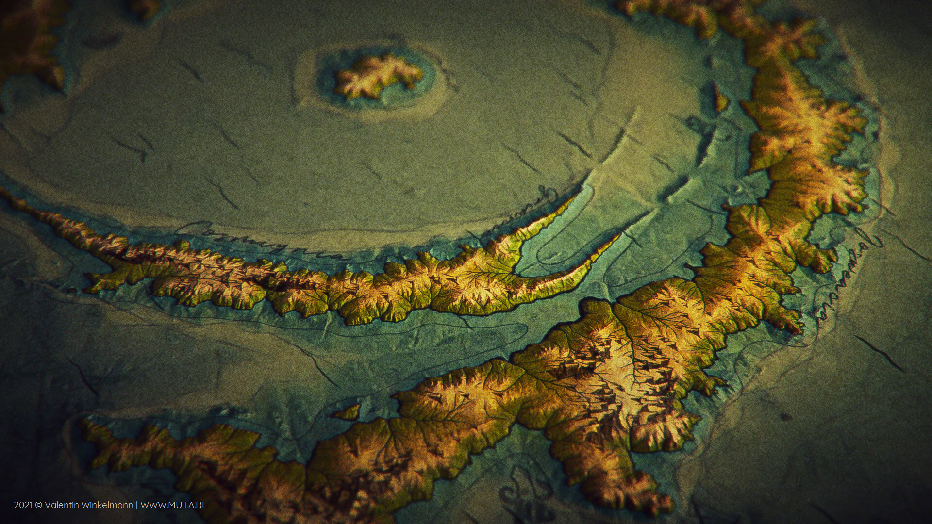 ArtStation - The Great Map of the Empire